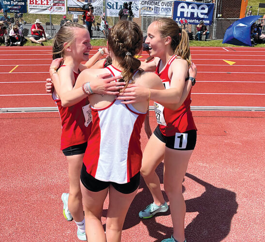 CC girls 3200 relay repeats as champ | News, Sports, Jobs - Altoona Mirror